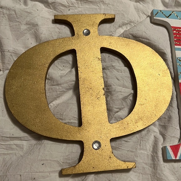 Wall Decor | Hand Painted Gamma Phi Beta Letters | Poshmark